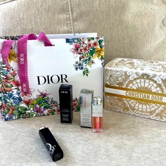 Dior | Makeup | Dior Gift Bag Box Dior Beauty Lip Glow Oil 0 Pink Dior ...